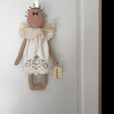 Primitive Pattern ANGEL Pattern Primitive Angel Pattern Handmade Angel ...