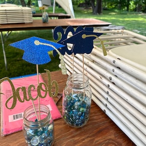 2022 Graduation Party Decorations / 6 Glitter 2022 Cut Outs / - Etsy