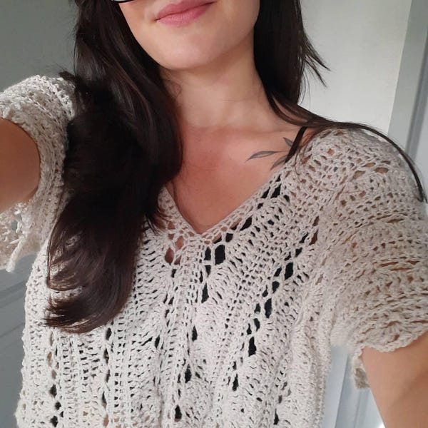 Castaway Tunic Crochet Pattern - Etsy