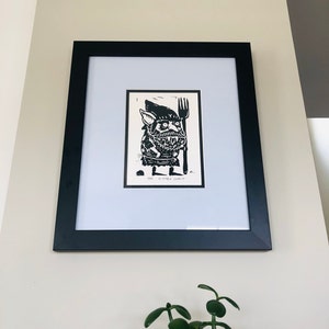 The Kitchen Goblin, Goblin Print, Kitchen Print, Weird Wall Art, Occult ...