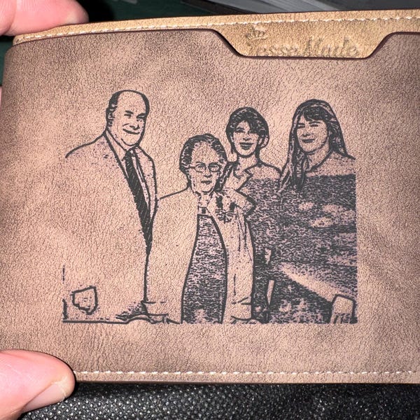 Personalized Picture Wallets for Men, Custom Engraved Photo Wallet ...