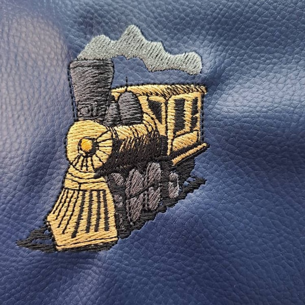 Train - Machine Embroidery Design - Etsy