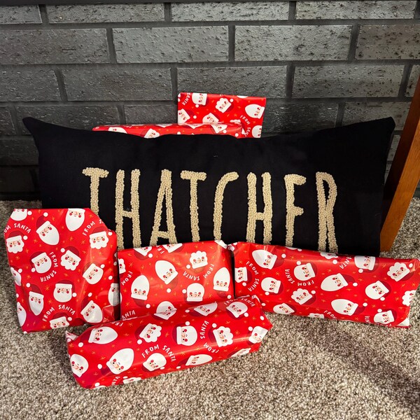 Custom Embroidered Pillow Personalized Gift, Home Decor, Anniversary ...