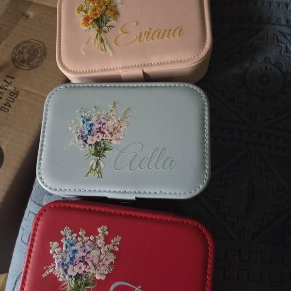 Flower Bouquet Jewelry Box, Mother's Ay Gifts, Gift for Her ...