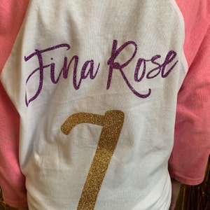 Add on Lettering Additional Lettering to the Back of Any Tee - Etsy