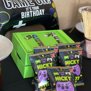 Video Game Activity and Coloring Pages, Personalized, Video Game Party ...