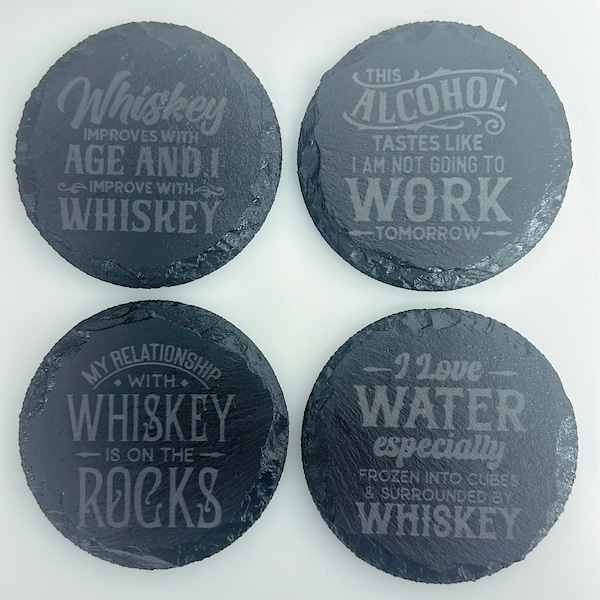 Alcohol Coasters Svg Bundle, Funny Whiskey Sayings Svg, Drinking Quotes ...