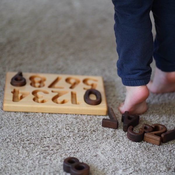 0-9 Numbers Puzzle - Etsy