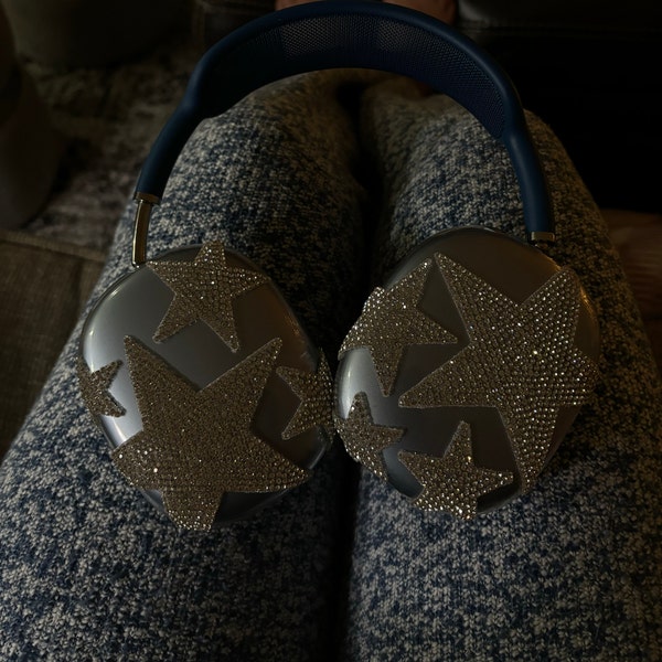 AirPod Max Star Rhinestone Case, Gift for Her Sparkle Headphones ...