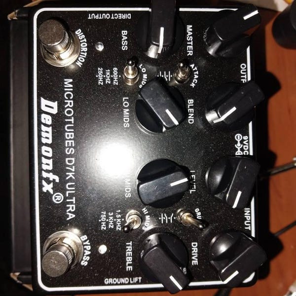 Demonfx Microtubes D7K Ultra V2 Bass Preamp Effect Pedal - Etsy