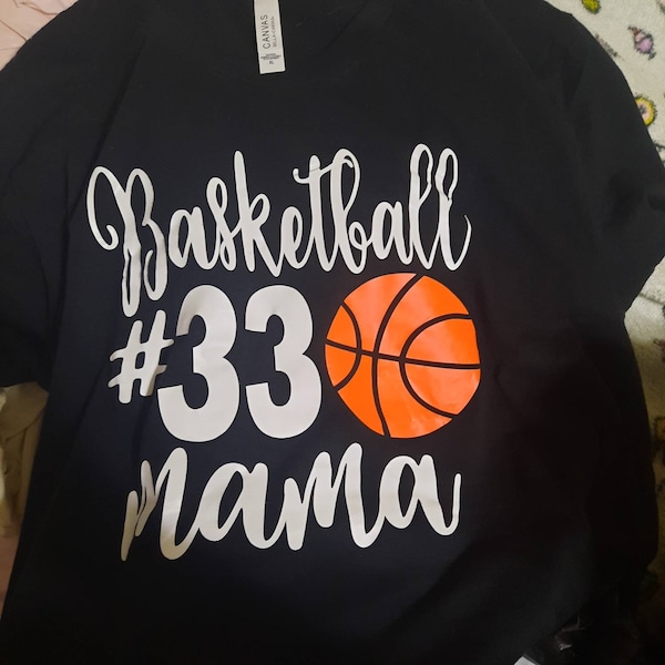 Personalized Basketball Mama Shirt With Player Number| Custom ...