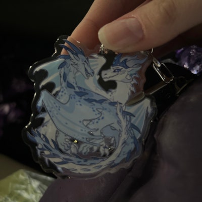 Snowfall and Lynx Wings of Fire WOF Acrylic Charm - Etsy