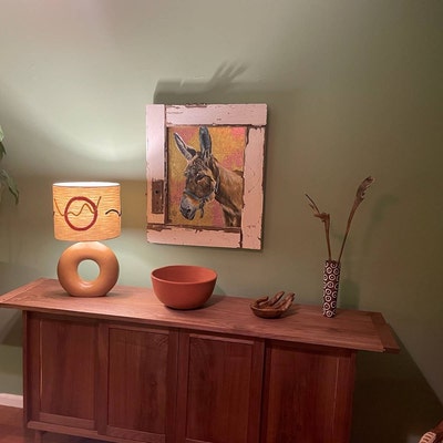 Hand Woven Wall Hanging, GAIA Framed Work, Earth Tones Wall Art 65x85 ...
