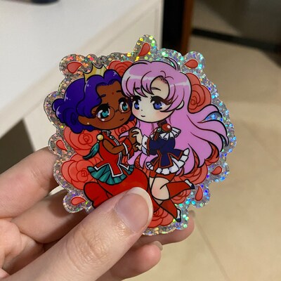 OMORI Aubrey and Bunnies Decora Fashion Cute Sticker - Etsy