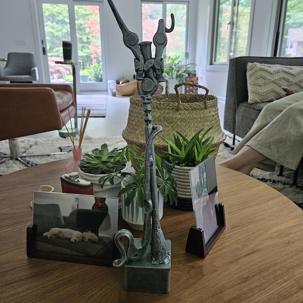 Artistic Metal Sculpture Hand-forged Art Object for Stylish Decor - Etsy