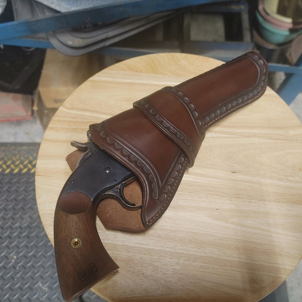 Western Cowboy Single Action Leather Holster El Dorado Style -schofield ...