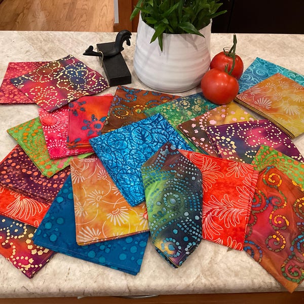 Rustic Red Ticking Rag Ball Ornament, 3 Inch, Valentines Homespun ...