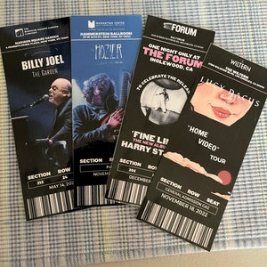 Digital Concert Poster With Setlist - Etsy