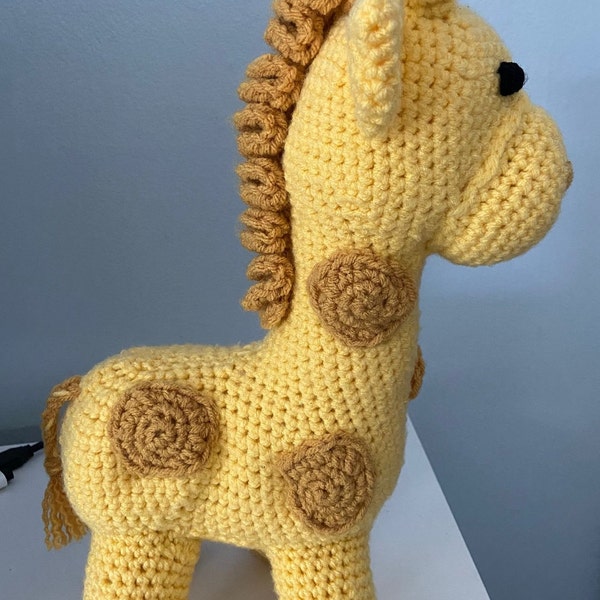 George the Giraffe - Crochet Amigurumi Pattern - Smiley Crochet Things ...