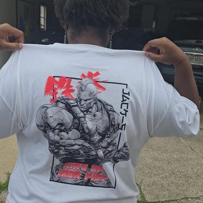 TEKKEN King Anime T Shirt Men's Tekken Game Tee Gaming Streetwear ...