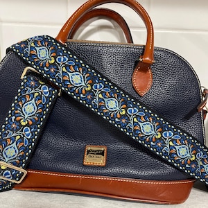 Slim Retro Purse Strap, Geometric Pattern, Replacement Crossbody Strap ...