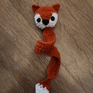 CROCHET PATTERN Simple Fox Bookmark Crochet Amigurumi Bookmark ...