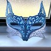Custom Freestanding Lace Fox Mask Crystal Rhinestones Freestanding Lace ...