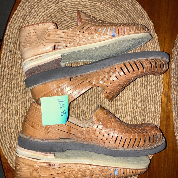 Mens Huarache Sandal ~ All Sizes Boho- Hippie Vintage ~ Mexican Style ...