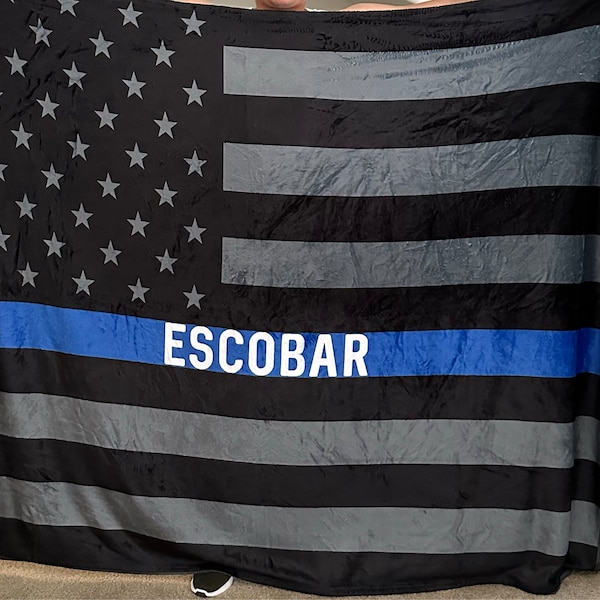 Custom | Integrity Oath | Thin Blue Line | American Flag | Canvas Wall ...