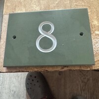 Green Slate House Sign 35.5cm X 10cm - Etsy UK