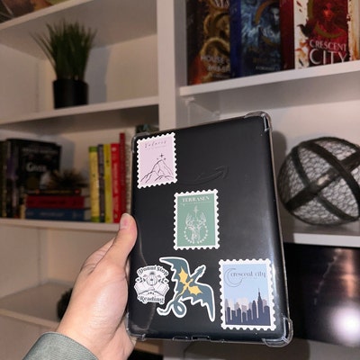 Fantasy Bookstack Sticker / Bookish Sticker / Bookish Merch / Kindle ...