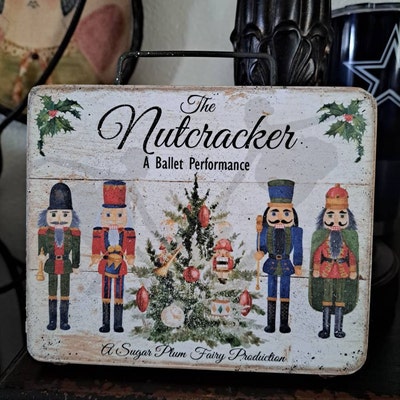 Primitive Nutcracker Standing Sign 6x6 1/2 Wood Sign Nutcracker Sign ...
