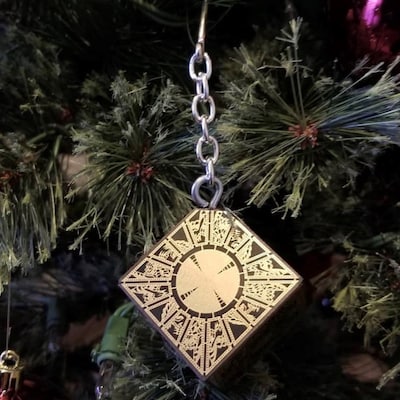 Hellraiser Puzzle Box Christmas Ornament Solid Wood Xmas Tree ...
