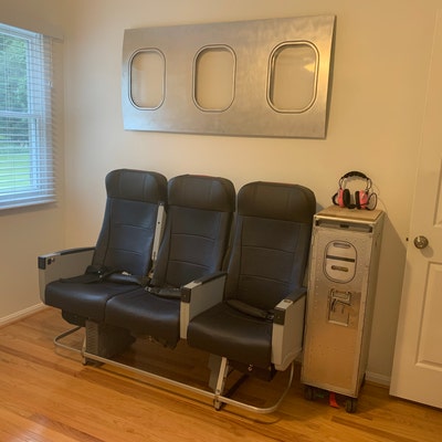 Airplane Window, Fuselage, Three-window Panel - Etsy