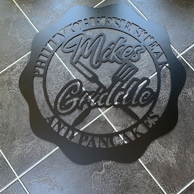 Hello Metal Wall Decor Hello Steel Wall Sign Entryway Wall - Etsy