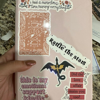 One More Chapter Sticker Cute Book Sticker Bookworm Gift - Etsy