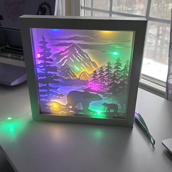 Ocean Sea Turtle Paper Light Box, 3D Ball Box,paper Cutting SVG ...