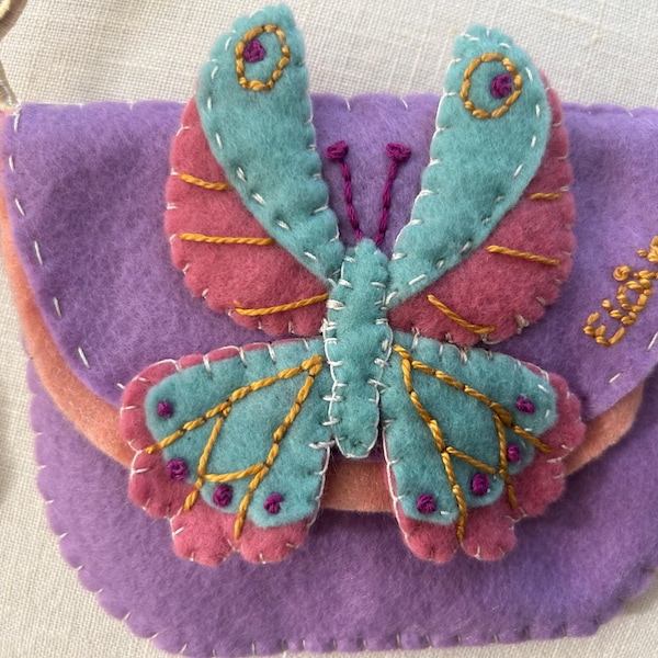 Felt Butterfly Wings Sewing Pattern PDF Download, Spring Butterflies ...
