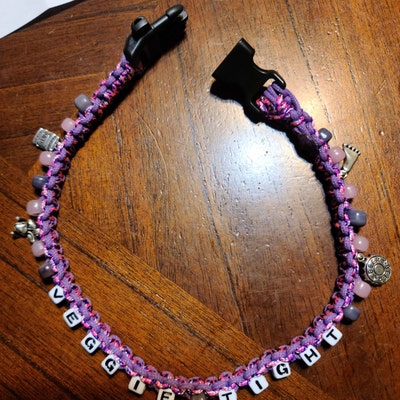 Option3 Custom Made Paracord Hash House Harriers Necklaces glass Beads ...