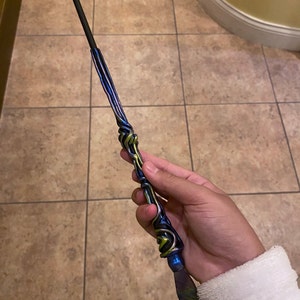 Witch Fairy Wands Wand Crystal Black and Pastel Magic Wand - Etsy