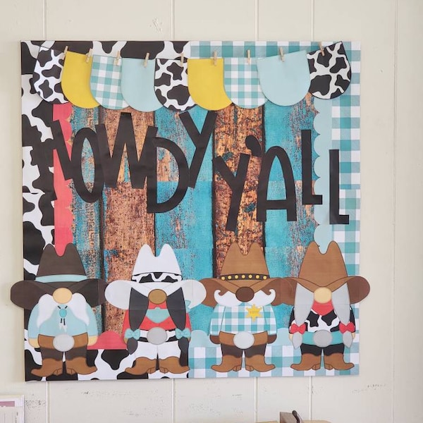Cowboy Bulletin Board Borders - Etsy
