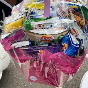 Mixed Crisp Bouquet Gift Set, Savoury Hamper, Personalised Gift Box ...