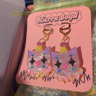 Clown Cat Vinyl Waterproof Sticker - Etsy