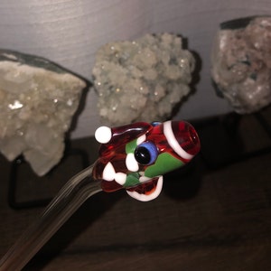 Fish GLASS STRAW Custom Straws Glass Straws Fish Straws Reusable Straws ...