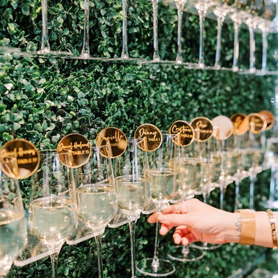 Acrylic Wedding Name Place Cards Ideas With Table Numbers Place Names ...