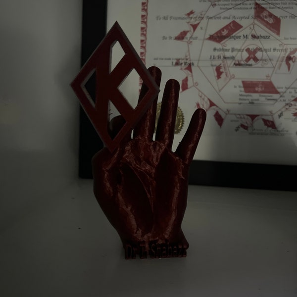 Personalized Kappa Alpha Psi Hand - Etsy