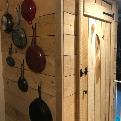 Rustic Cast Iron Coat Hooks 5 Pack Wall Mounted Farmhouse Decor square ...