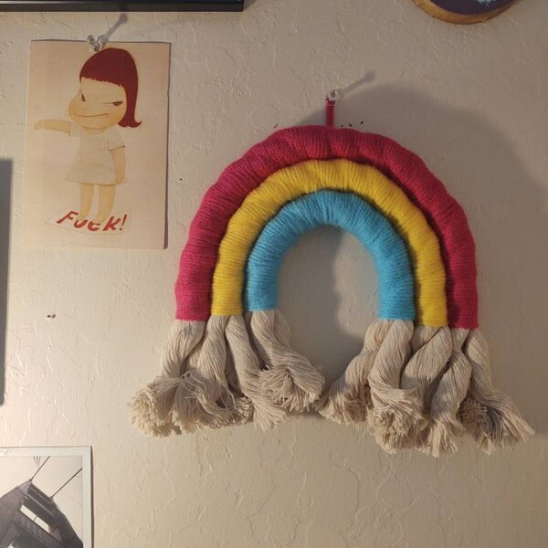 AIR PLANT | Macramé Mini Wall Hanger | Houseplant Hanging Planter ...