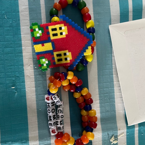 Handmade Welcome Home Wally Darling Puppet Show House Kandi Beaded ...
