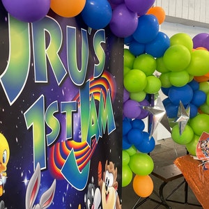 BABY Space Jam Custom Backdrop printed & Shipped or Digital - Etsy